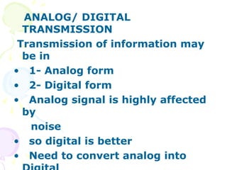Telecom lect 6 | PPT | Digital Audio | Computer Software and Applications