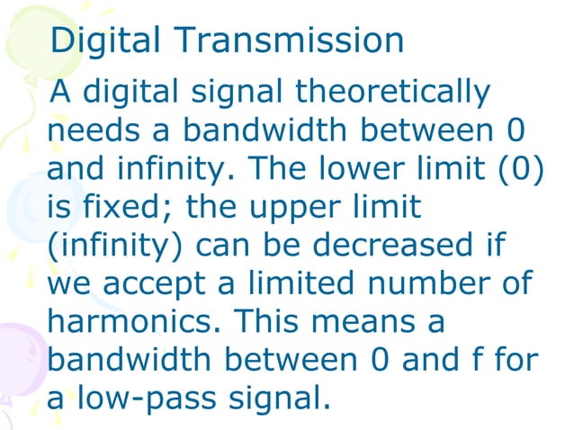 Telecom lect 6 | PPT | Digital Audio | Computer Software and Applications