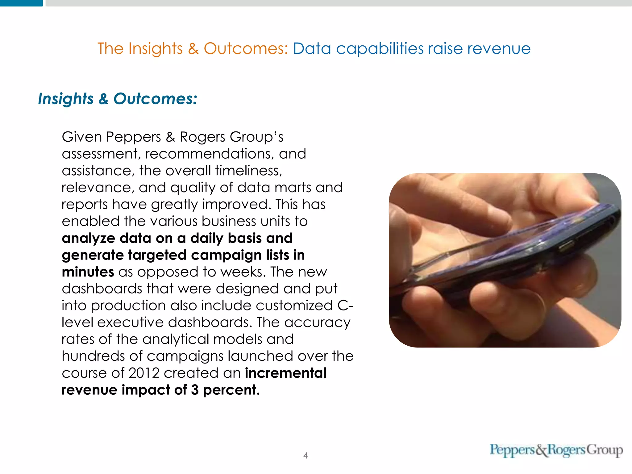 Customer Strategy Case Study: Telecom Leverages Data Capabilities to ...
