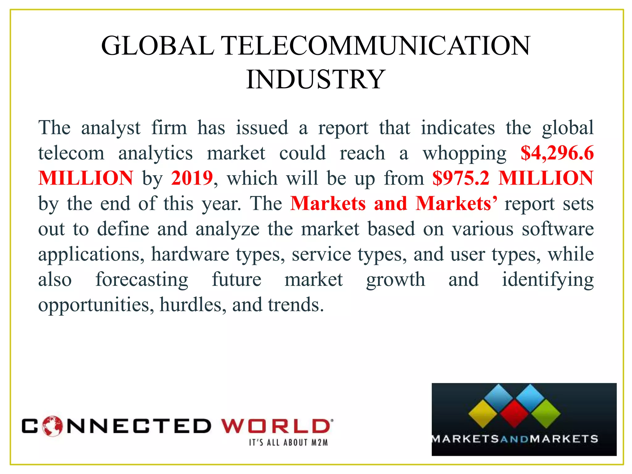 Comparison of Global & Indian Telecom | PPTX
