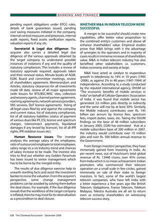 Telecom mergers & acquisitions | PDF