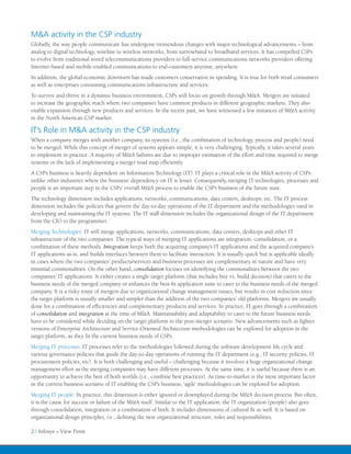 Telecom Mergers and Acquisitions | PDF