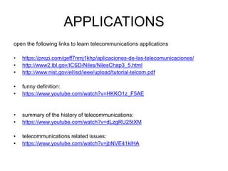 Telecommnunications | PPTX | Computer Networking | Computing