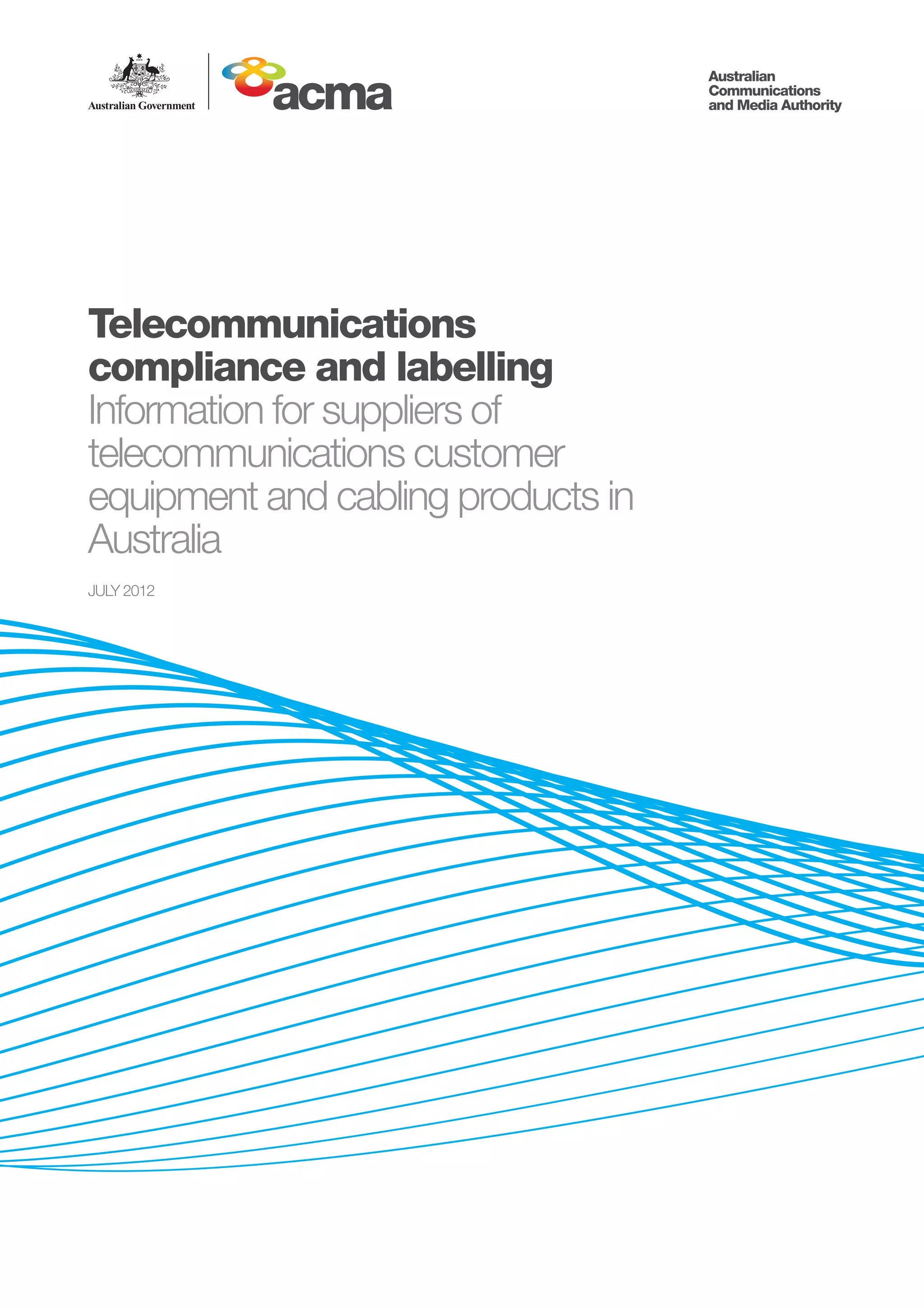 Telecomms compliance and_labelling | PDF