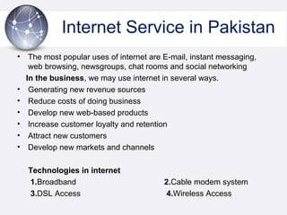 Telecommunication in Pakistan | PPT