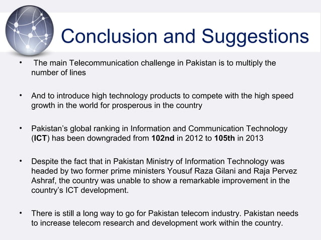 Telecommunication in Pakistan | PPT