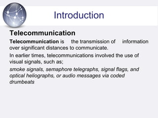 Telecommunication in Pakistan | PPT