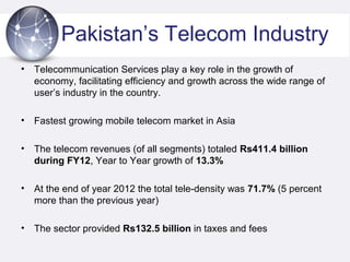 Telecommunication in Pakistan | PPT