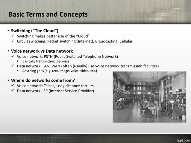 Telecommunication basics | PPTX