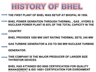 Telecommunication (bhel) | PPT