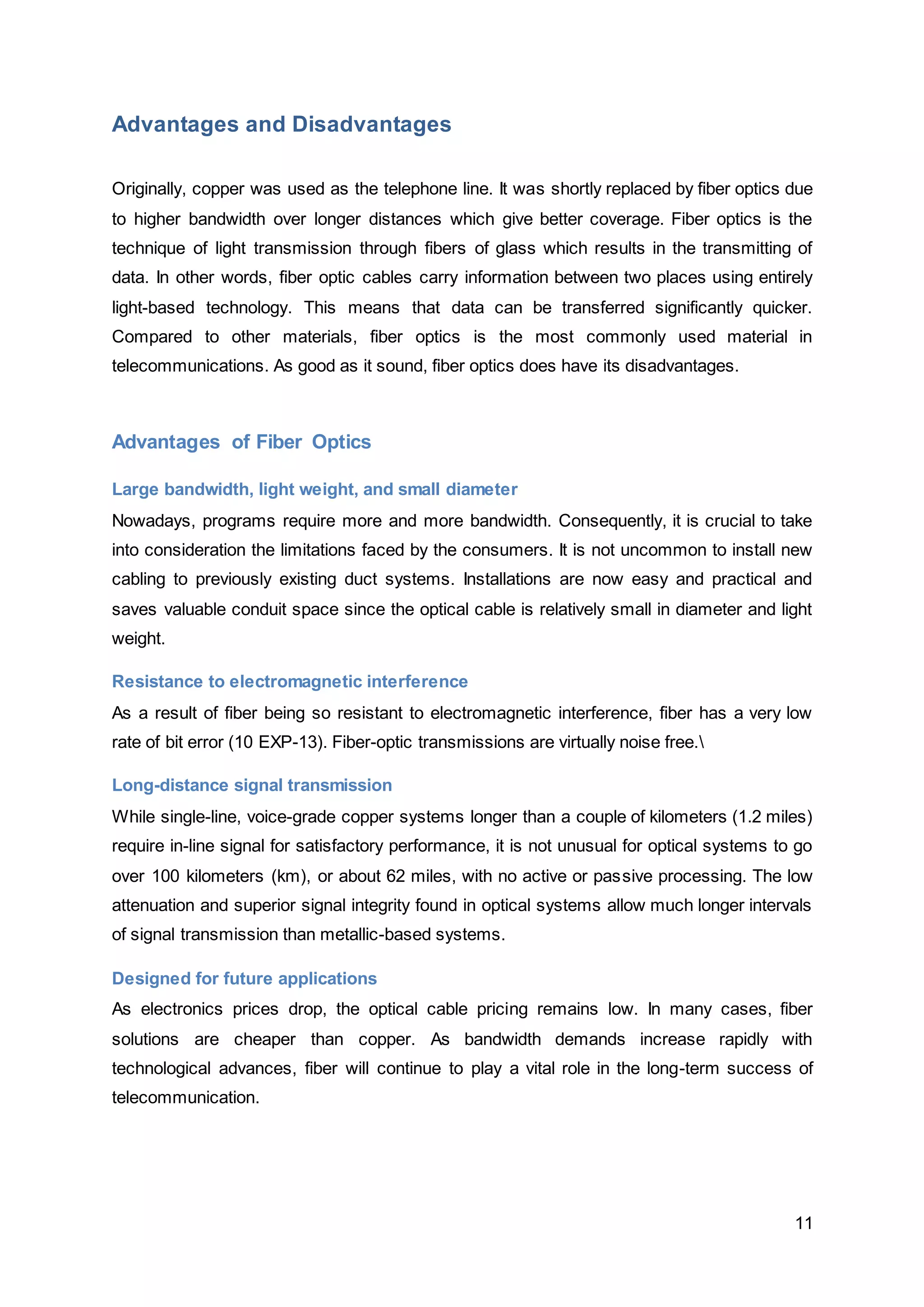 Telecommunication for high rise building | DOCX