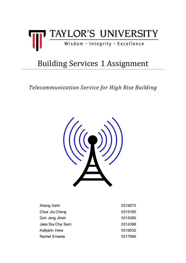 Telecommunication for high rise building | DOCX