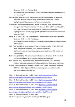 Telecommunication for high rise building | DOCX