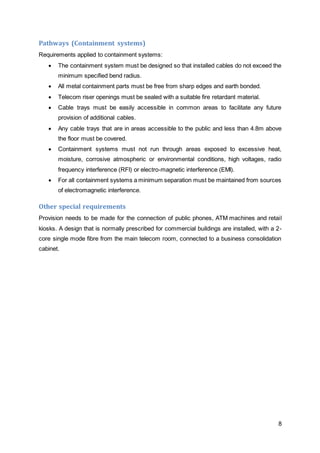 Telecommunication for high rise building | DOCX
