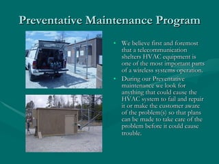 Telecommunication HVAC Maintenance Program.1 | PPT