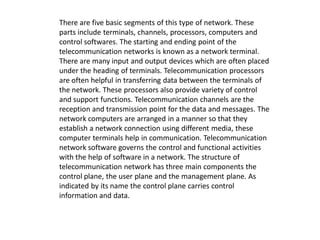 Telecommunication network | PPT