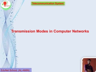 Transmission Modes in Computer Networks | PPT