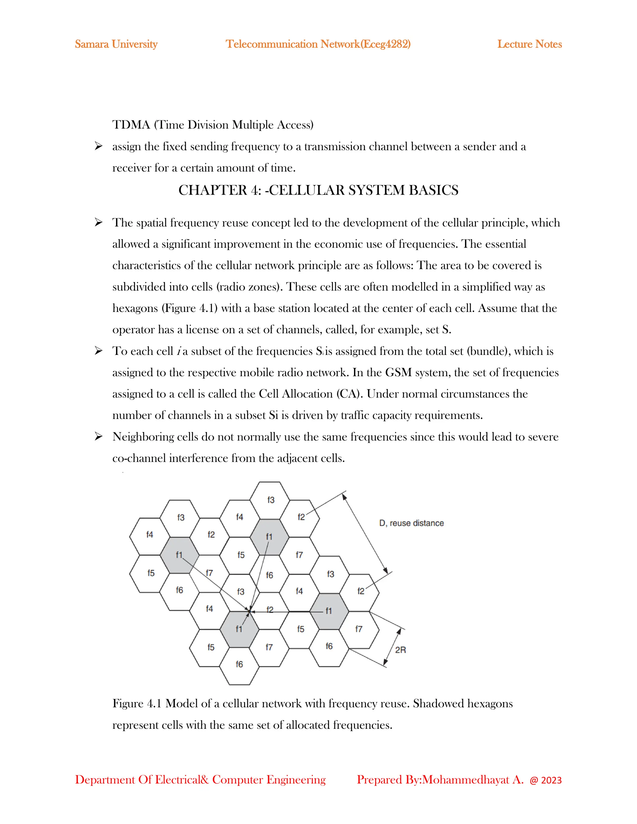 Telecommunication network lecture notes.pdf