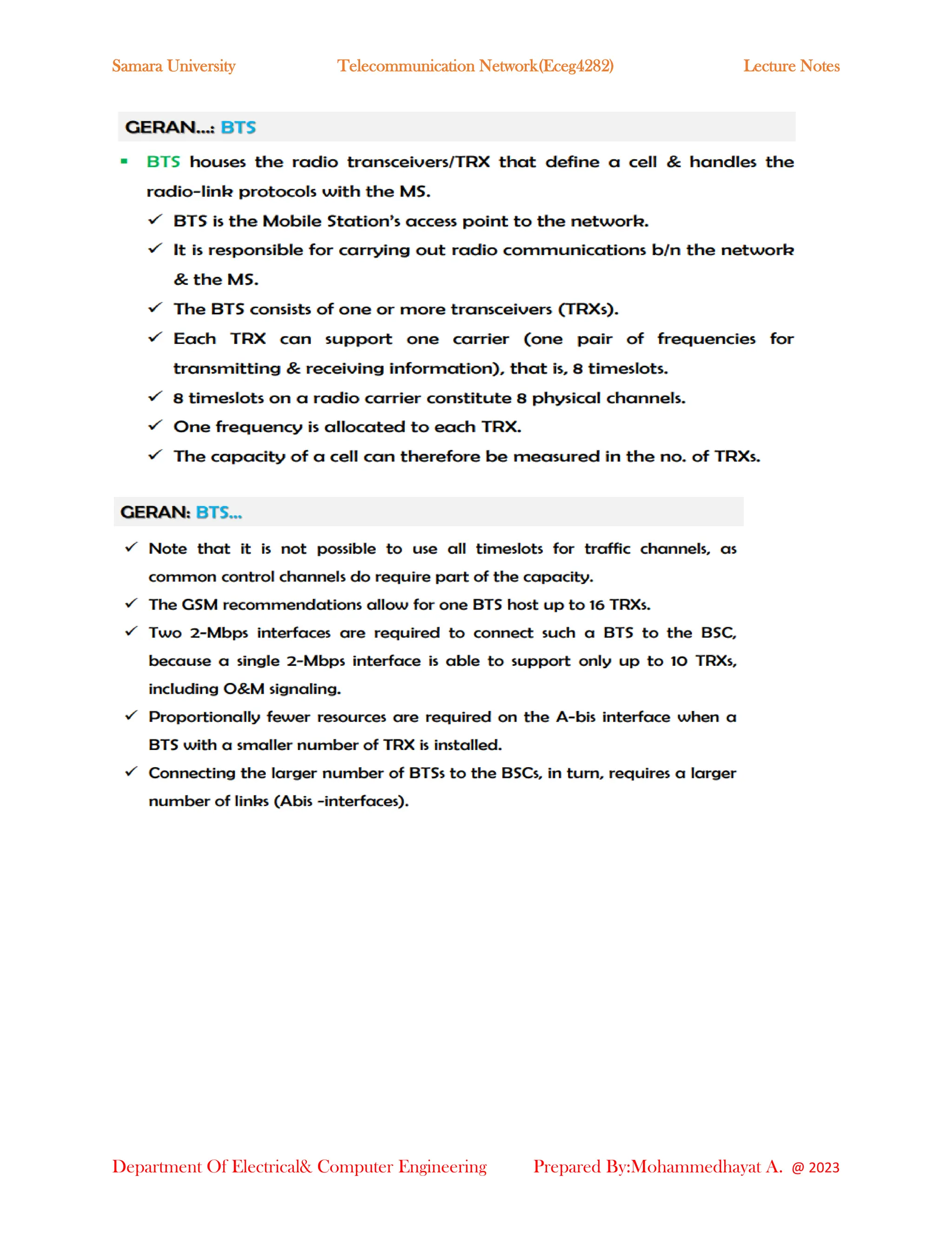 Telecommunication network lecture notes.pdf