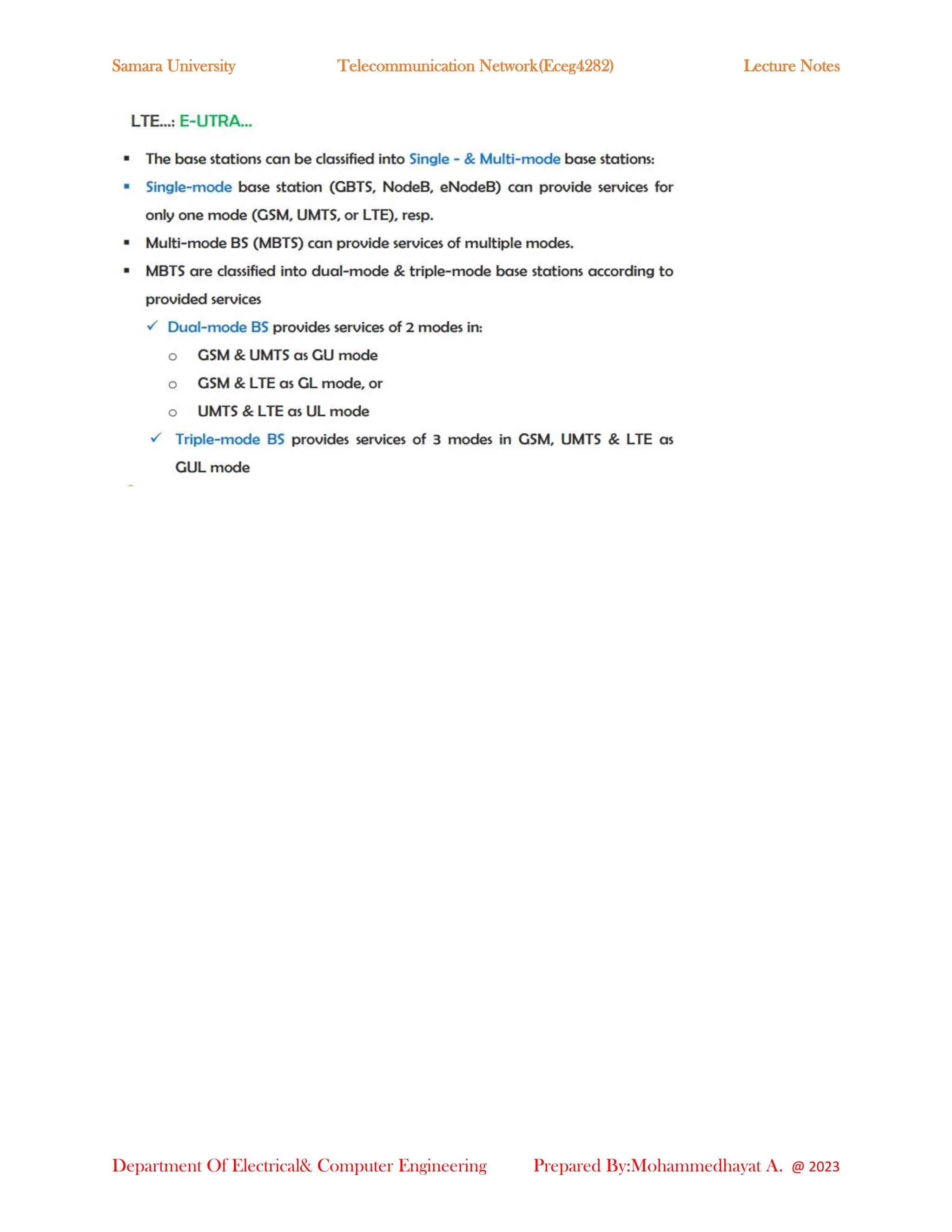 Telecommunication network lecture notes.pdf