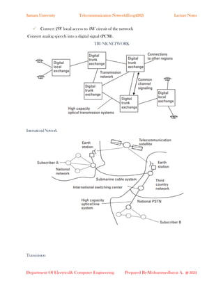 Telecommunication network lecture notes.pdf