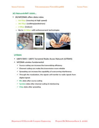 Telecommunication network lecture notes.pdf