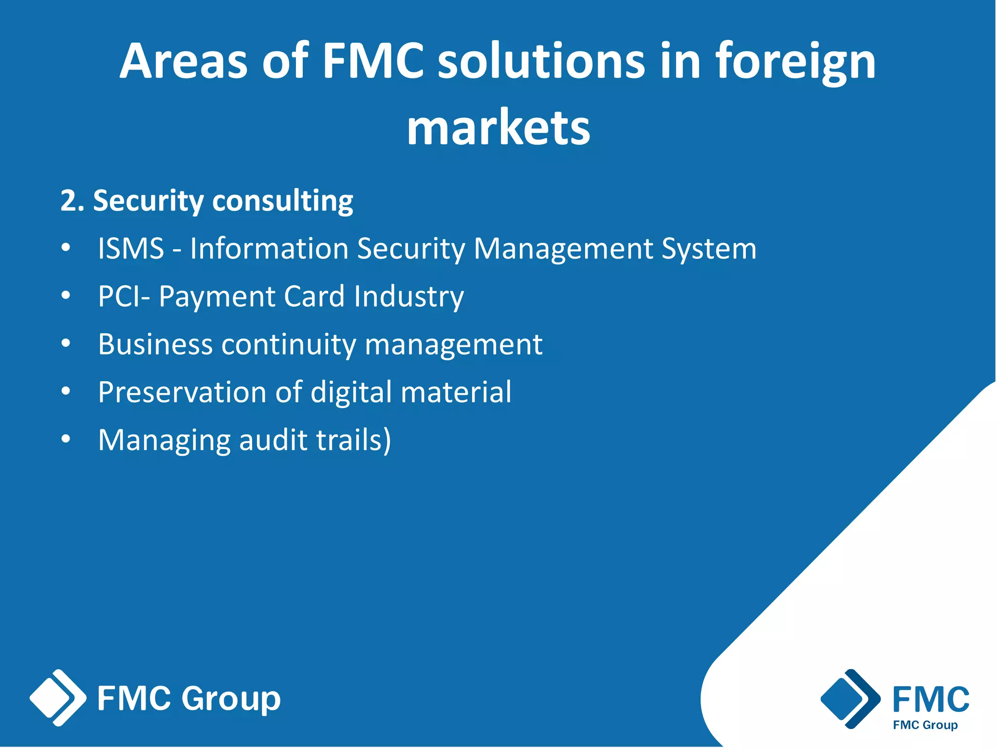 Telecommunication solutions, Fmc Dec 2016 | PPT