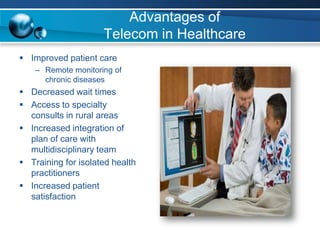Telecommunications in Healthcare | PPTX