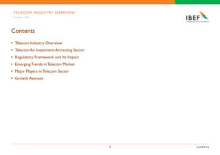 Indian Telecom Industry Presentation 060109 | PPT