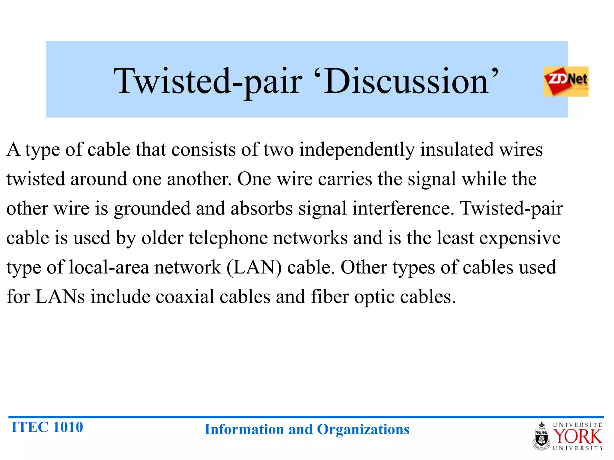 Telecommunications and networks | PPTX