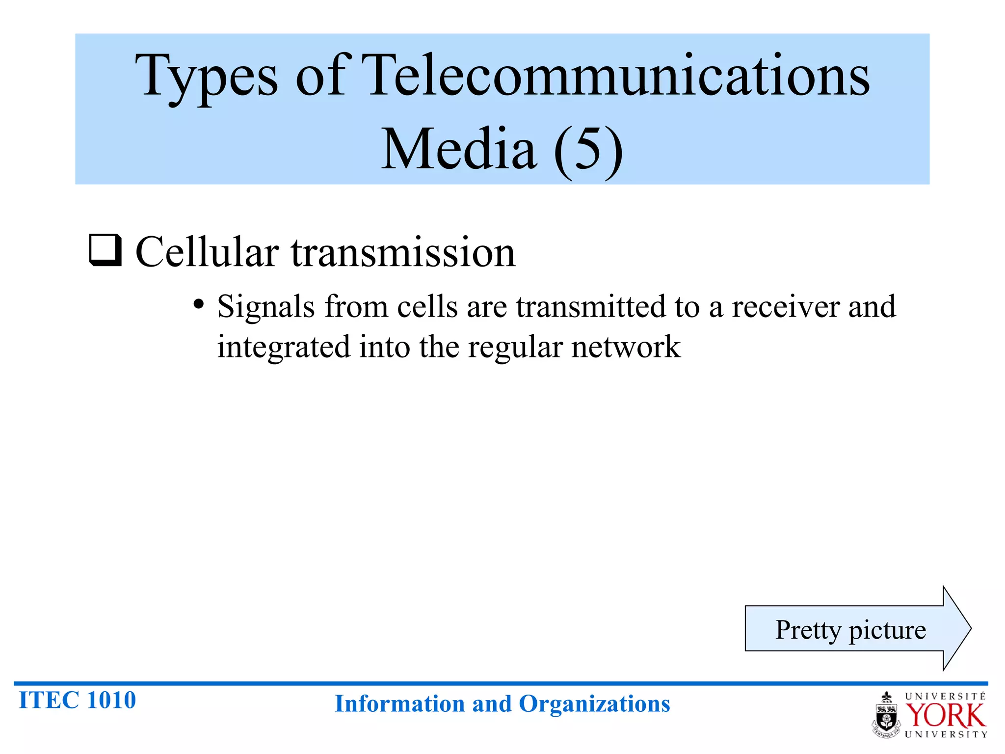 Telecommunications and networks | PPTX