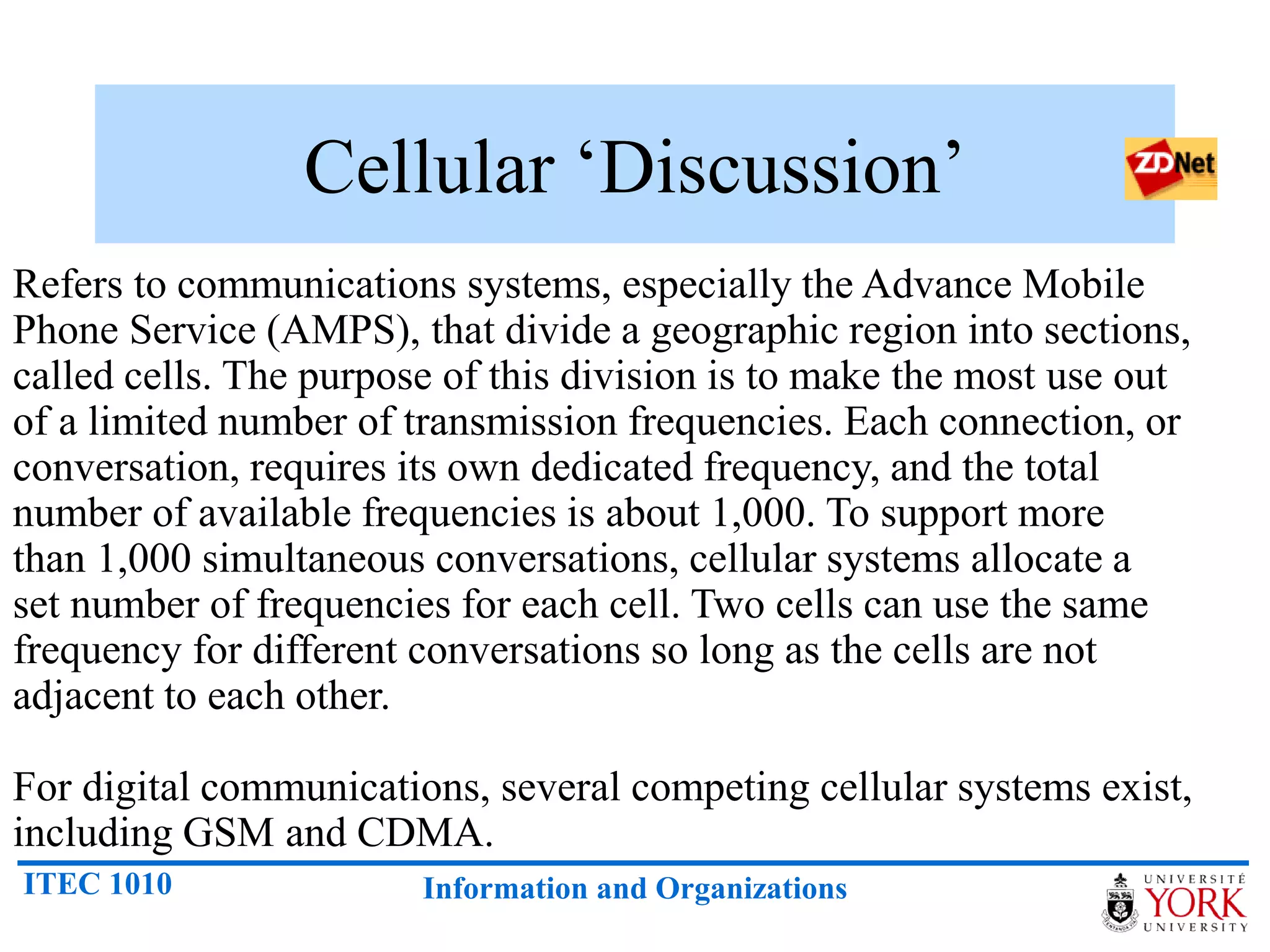Telecommunications and networks | PPTX