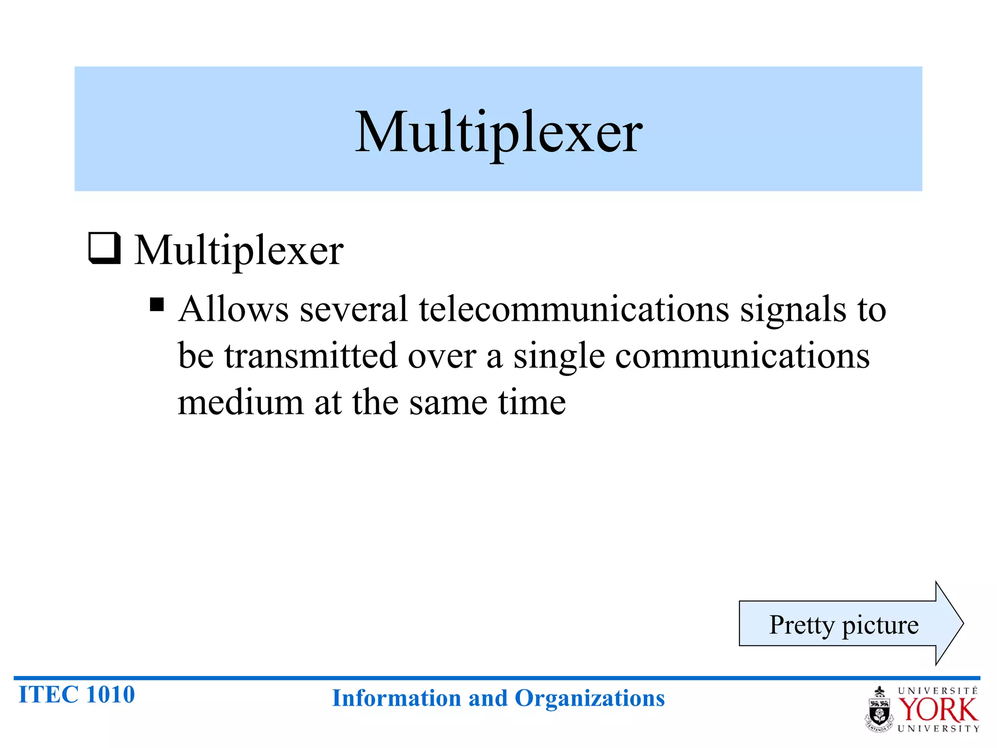 Telecommunications and networks | PPTX