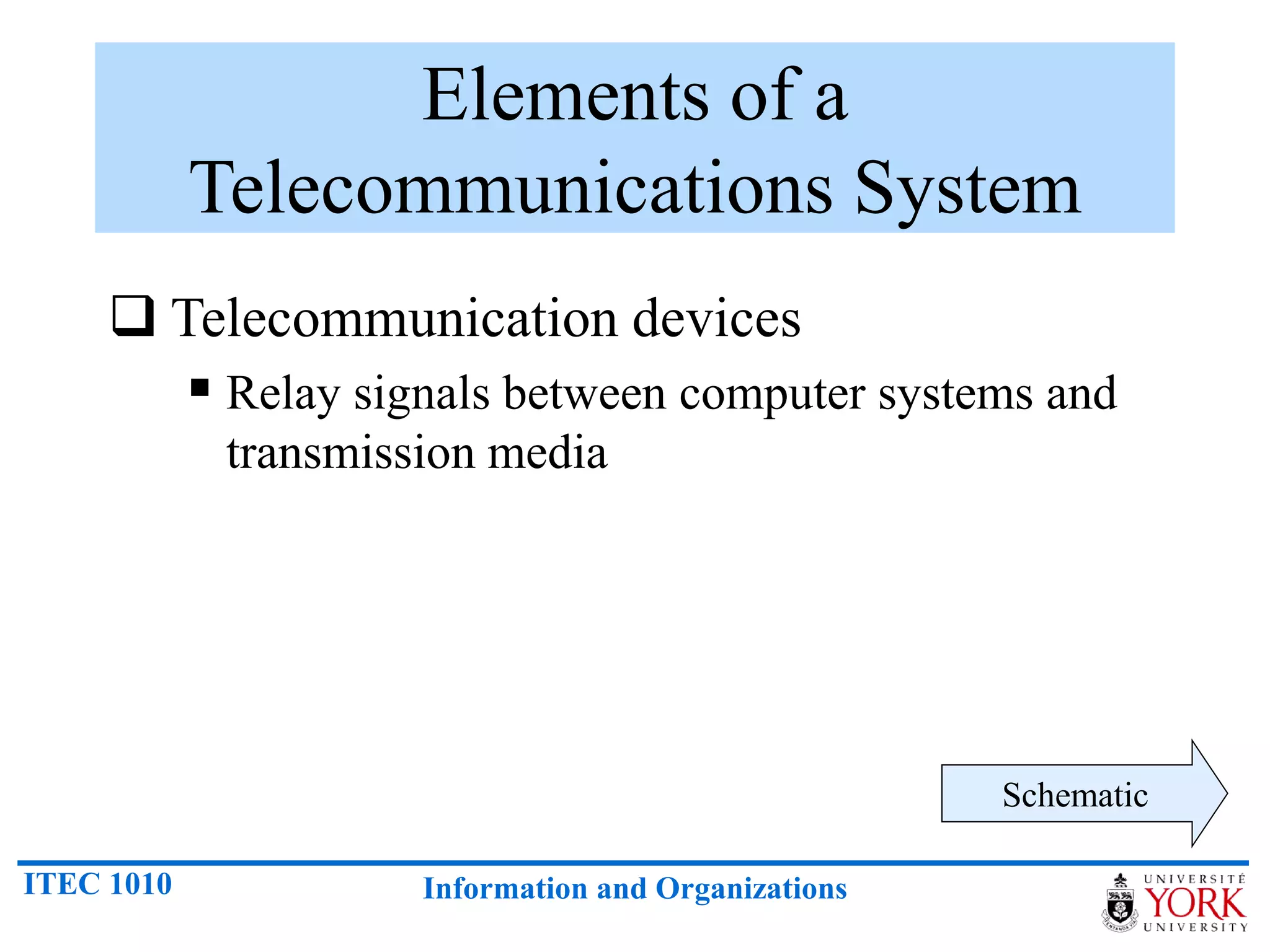 Telecommunications and networks | PPTX