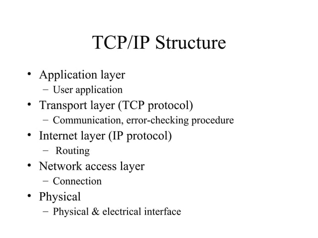 Telecommunications architectures and standards | PPT