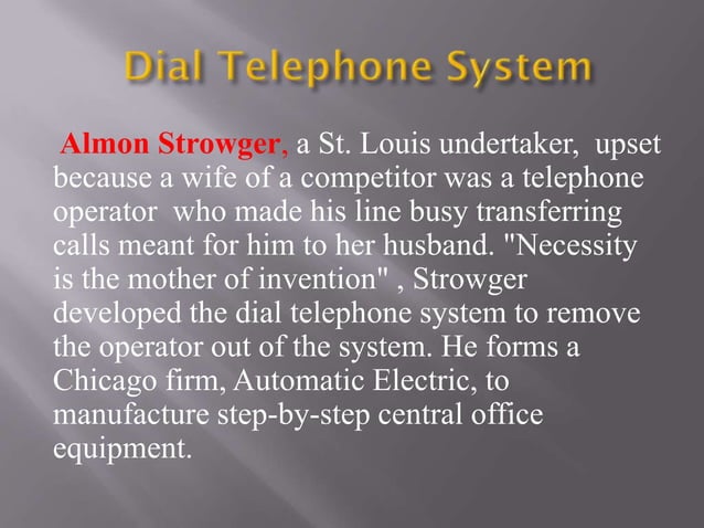 Telecommunications evolution timeline | PPT