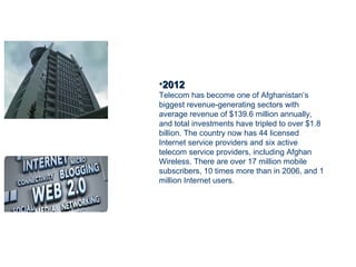 Telecommunications in Afghanistan - Then and Now | PPT