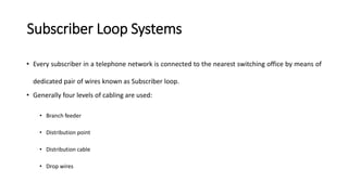 Telecommunication switching networks | PPTX
