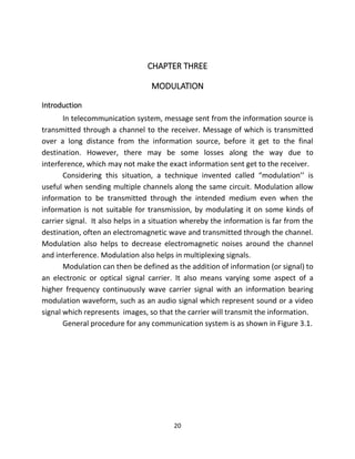 Fundamentals of Telecommunication Engineering | PDF