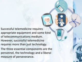 Telecommunication systems applied to telemedicine | PPT