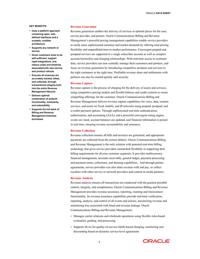 Telecom Oracle Pdf