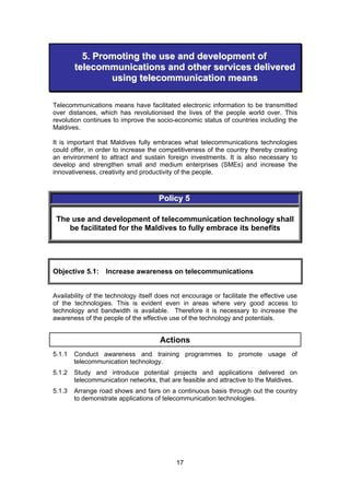 Telecom Policy 2006 Eng | PDF