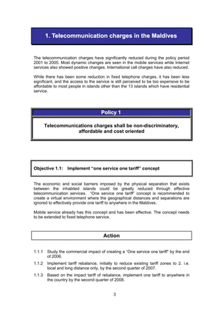 Telecom Policy 2006 Eng | PDF