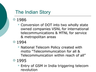 Telecom ppt 1st part | PPT