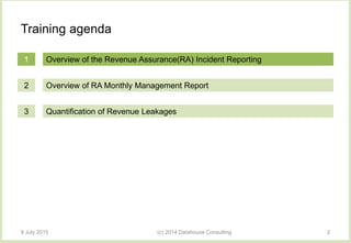 Telecom reporting training | PDF