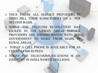 Telecom revolution a boom or | PPTX | Telecommunications Industry | Industries