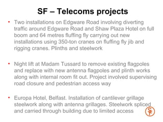 Telecoms customer presentation | PPT | Construction Industry | Industries