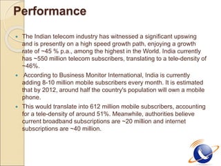 Telecom sector | PPT | Smartphones | Consumer Electronics