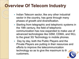 Telecom sector | PPT | Smartphones | Consumer Electronics