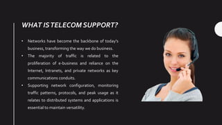 Telecom support ppt | PPTX